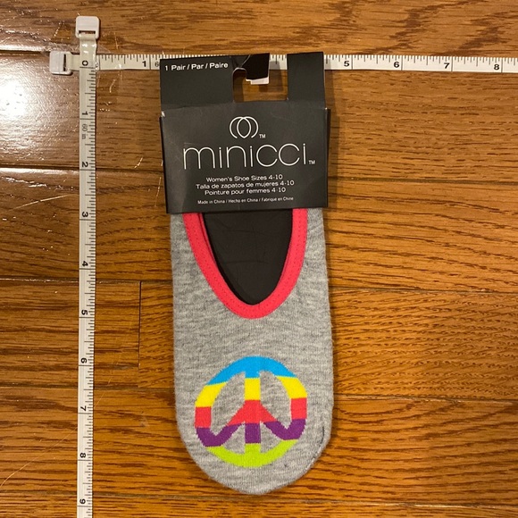 Minicci | Accessories | Ankle Socks Rainbow Peace Sign | Poshmark